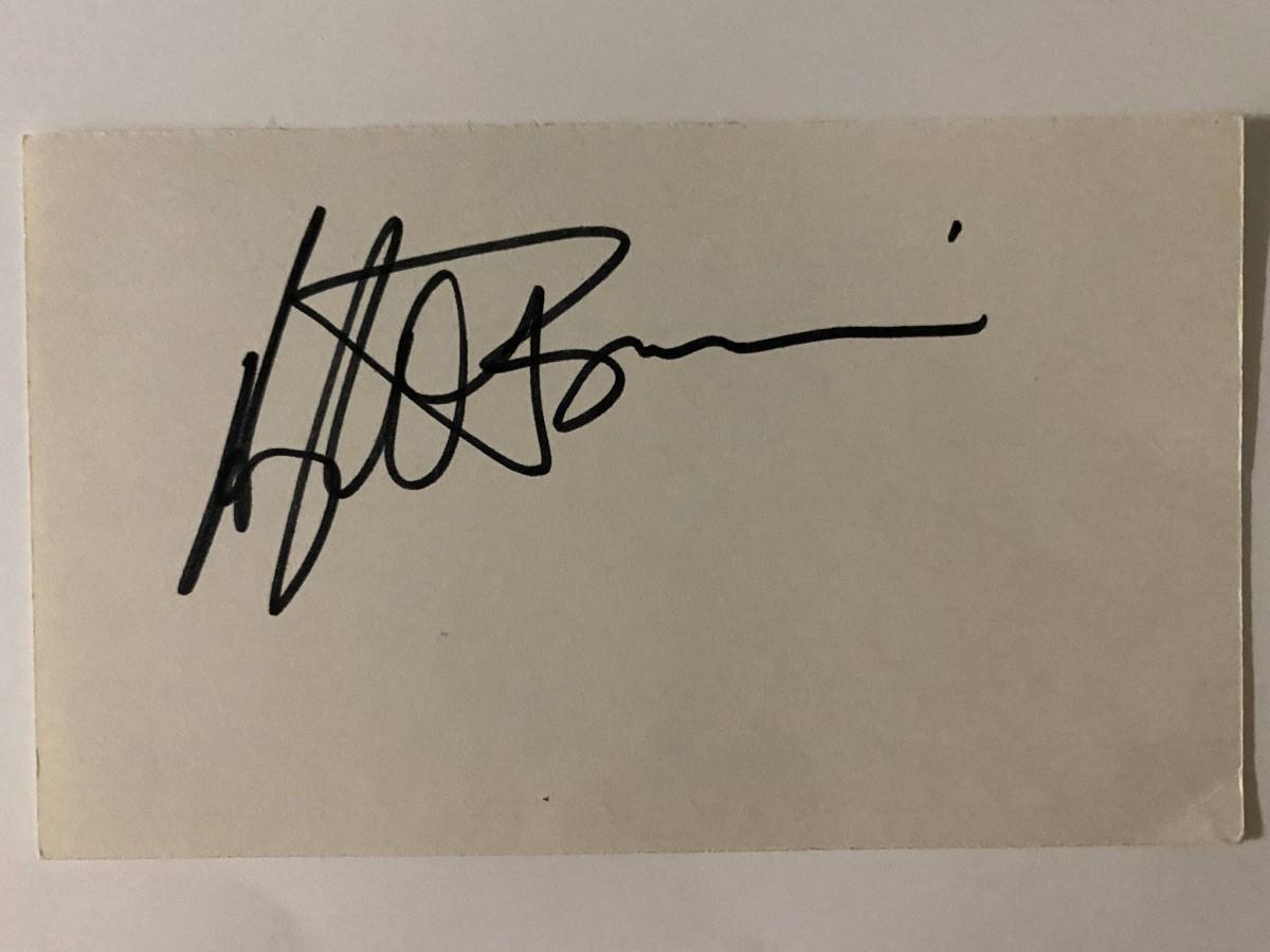 Hugh O'Brian signature cut | EstateSales.org