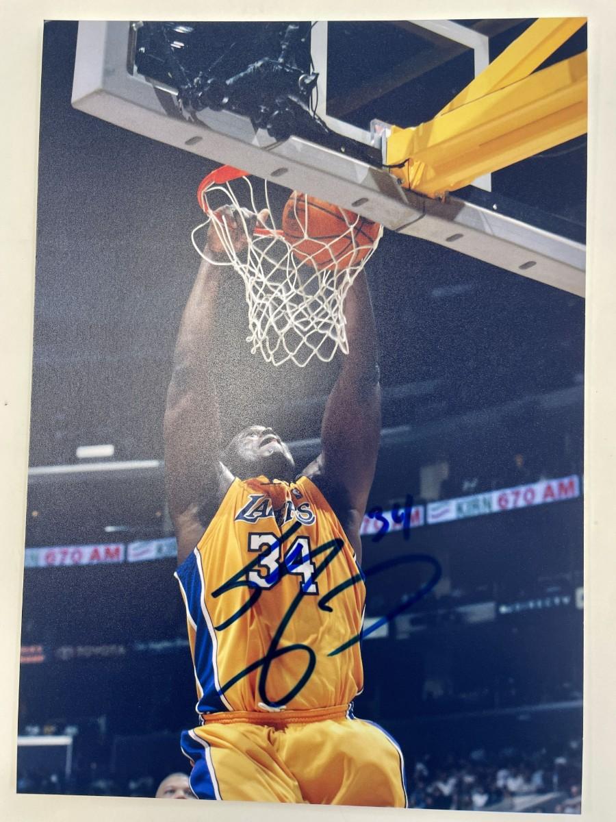 Shaquille O'Neal signed photo. | EstateSales.org