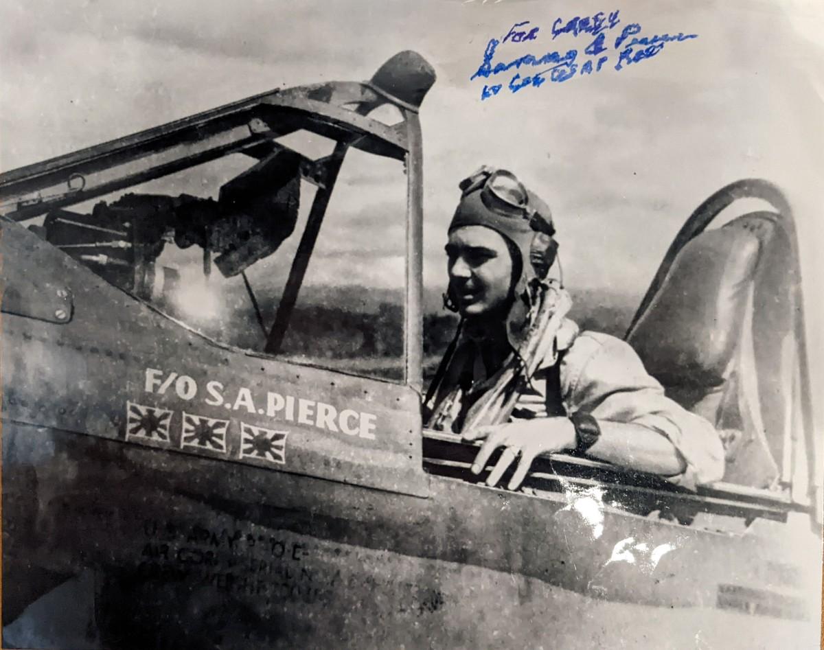 WW2 ACE Sammy Pierce Signed Photo | EstateSales.org