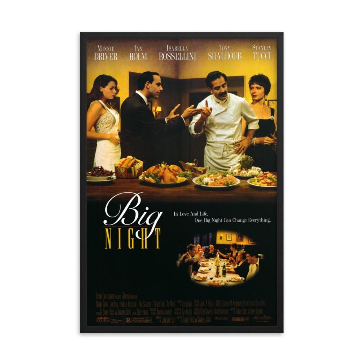 Big Night 1996 REPRINT poster | EstateSales.org