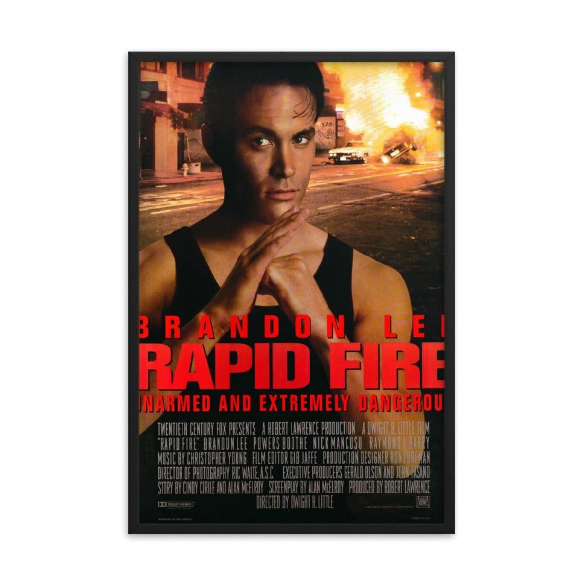 Rapid Fire 1992 REPRINT poster | EstateSales.org