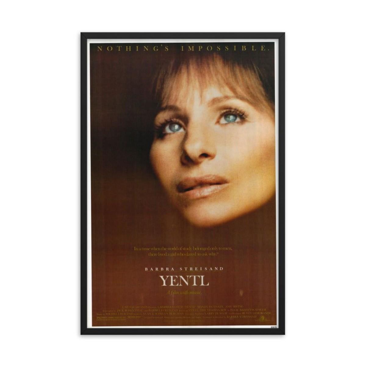 Yentl 1983 REPRINT poster | EstateSales.org