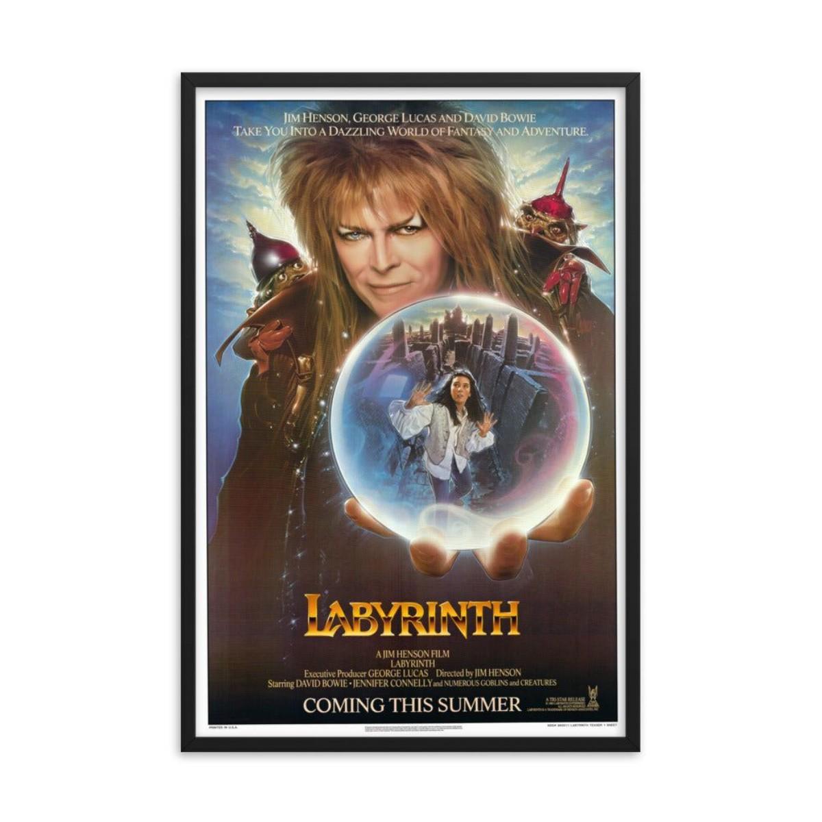 Labyrinth 1986 REPRINT poster | EstateSales.org