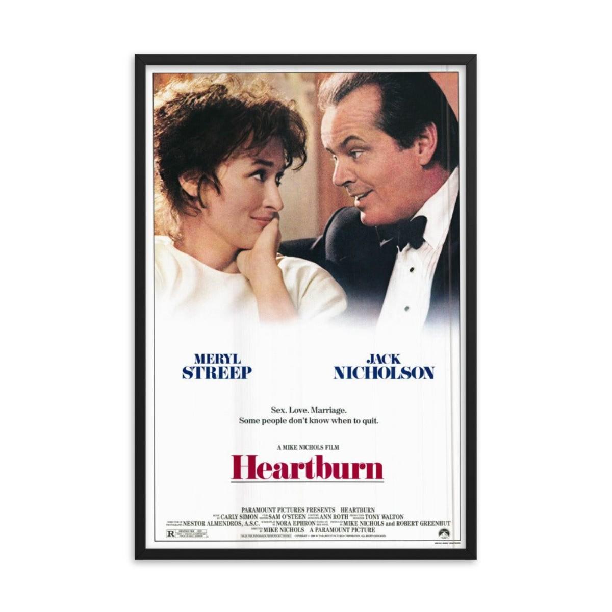 Heartburn 1986 REPRINT poster | EstateSales.org