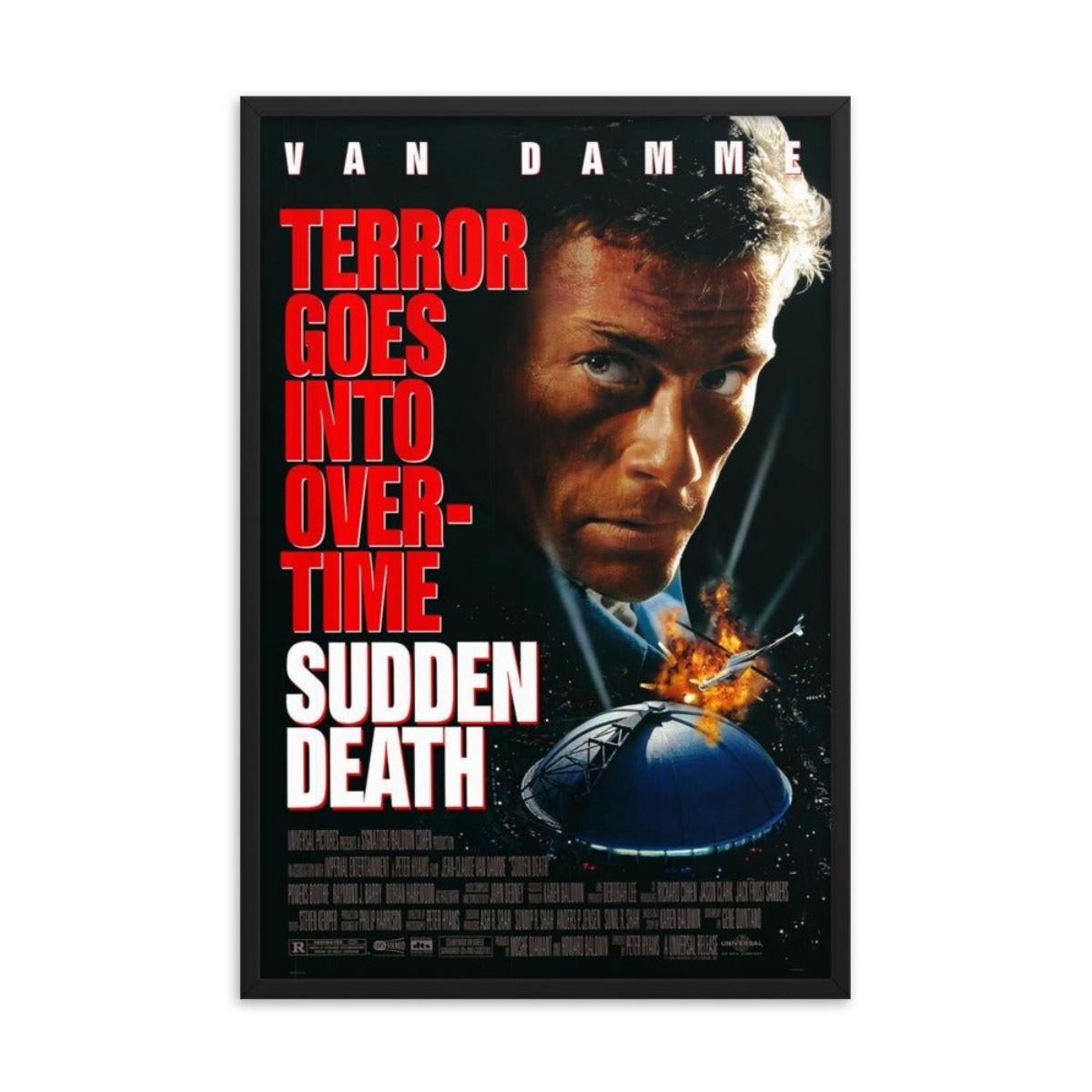 Sudden Death 1995 REPRINT poster | EstateSales.org