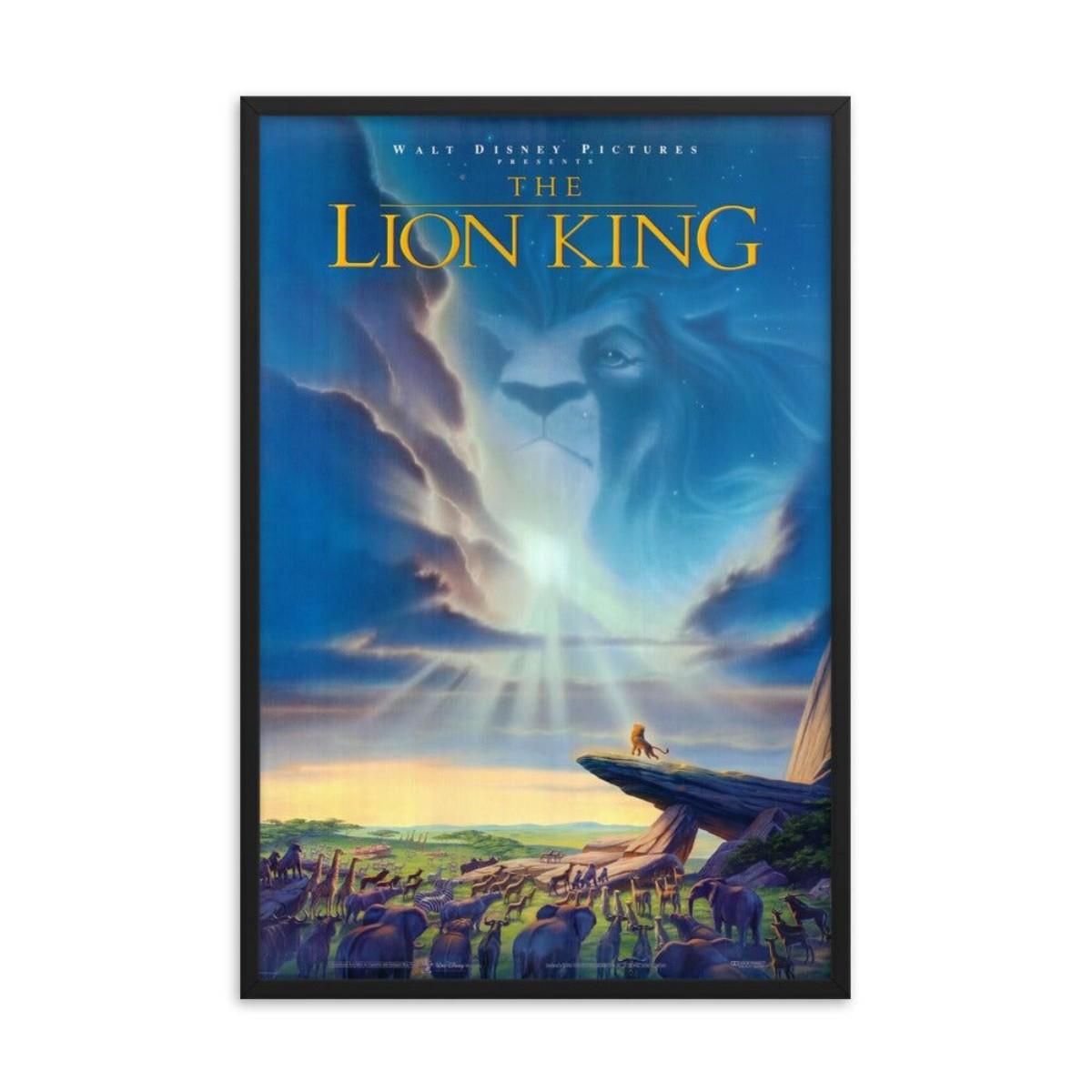 The Lion King 1993 REPRINT poster | EstateSales.org