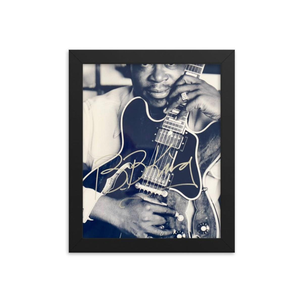 B.B. King signed photo REPRINT REPRINT | EstateSales.org