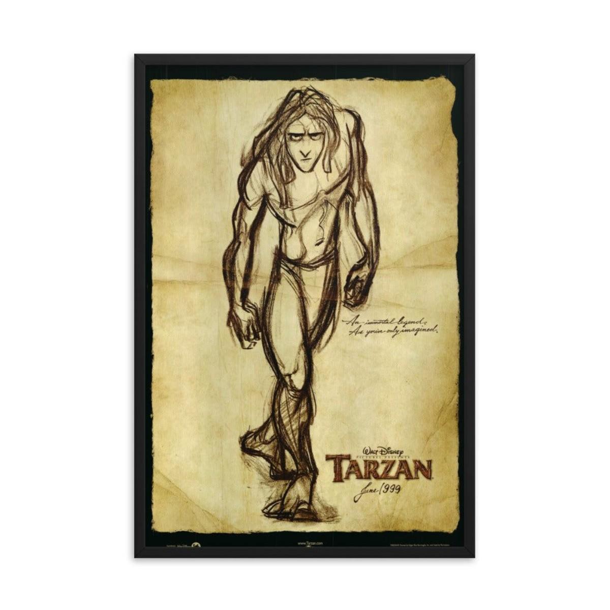 Walt Disney's Tarzan 1999 REPRINT poster | EstateSales.org