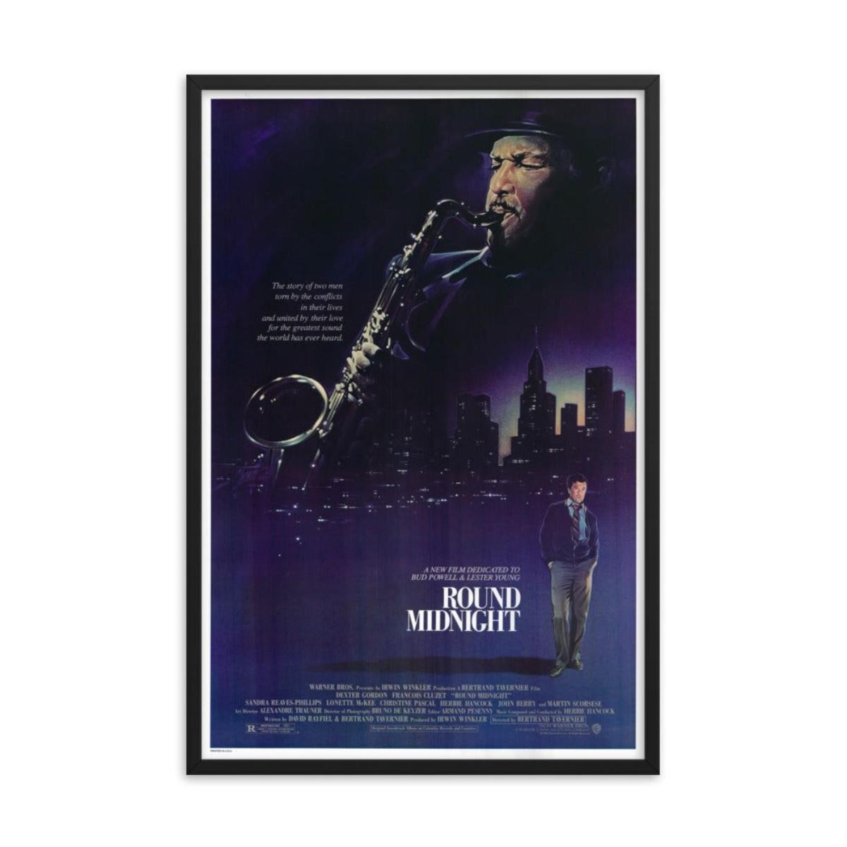 Round Midnight 1986 REPRINT poster | EstateSales.org