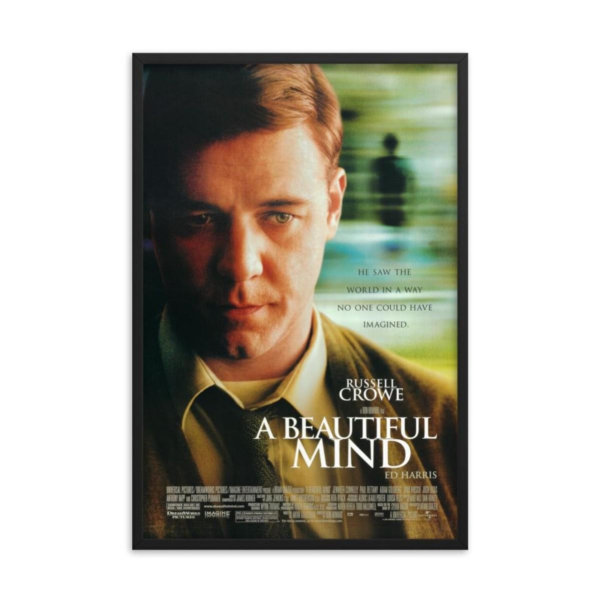 A Beautiful Mind 2001 REPRINT poster | EstateSales.org