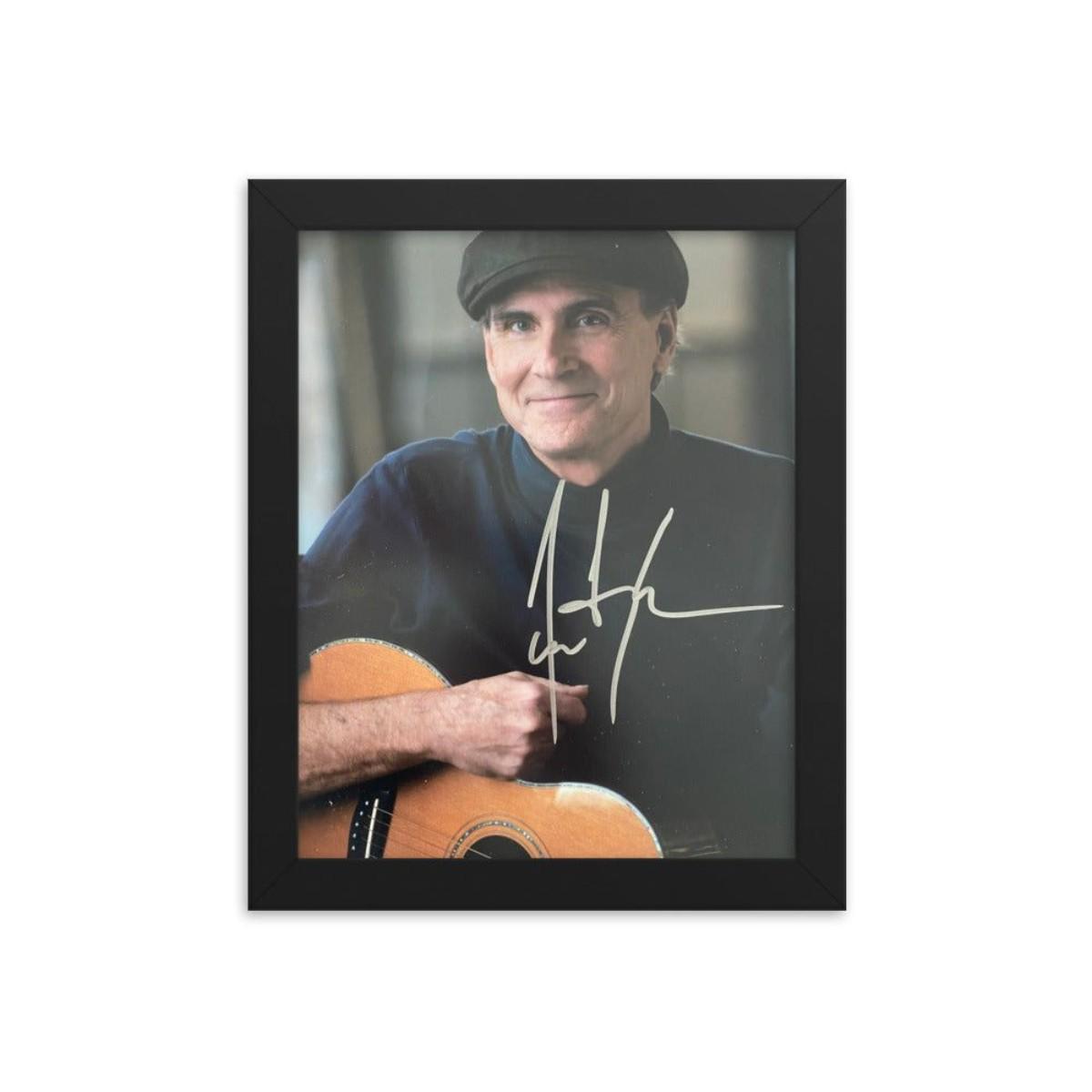 James Taylor signed photo REPRINT REPRINT | EstateSales.org