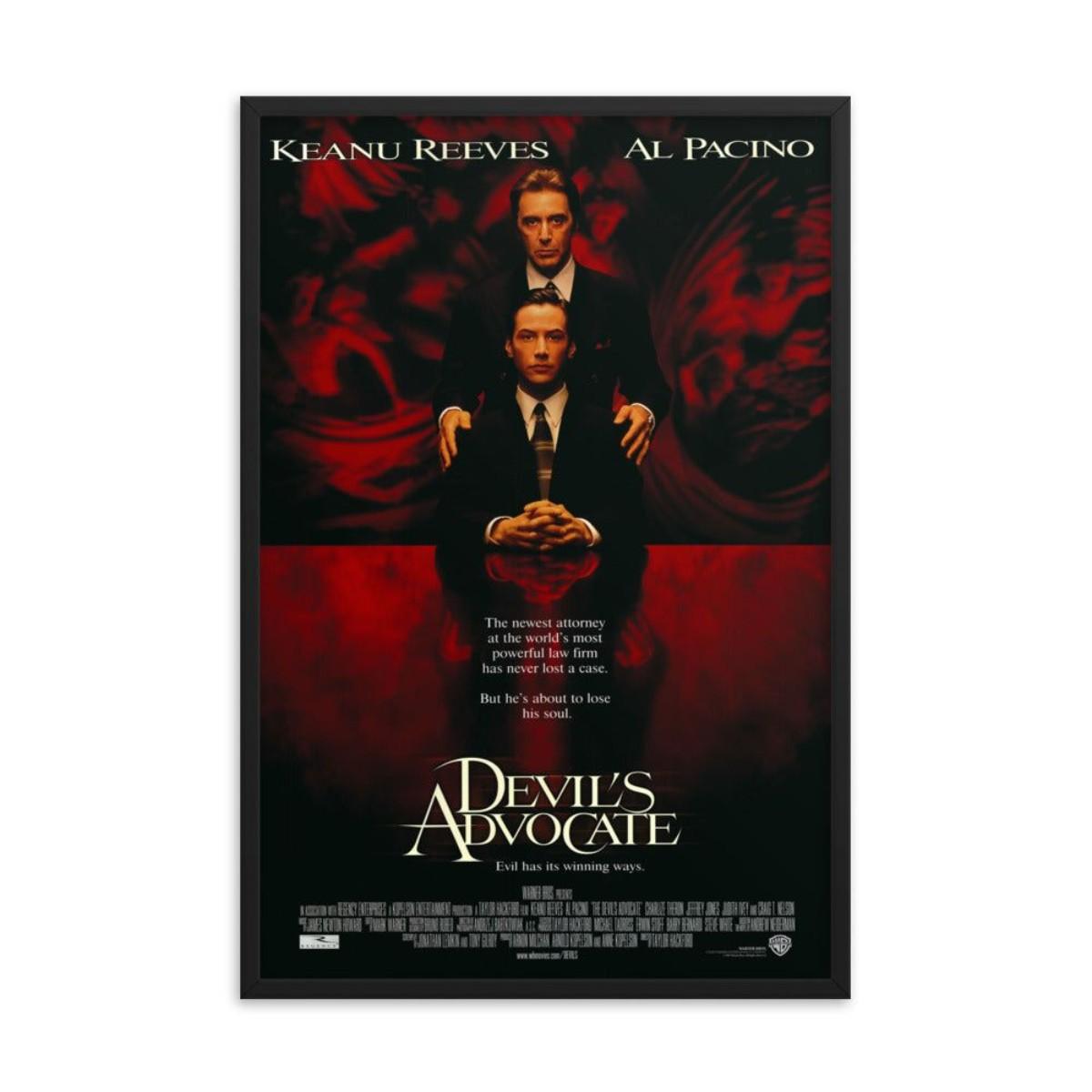 The Devil's Advocate 1997 REPRINT poster | EstateSales.org