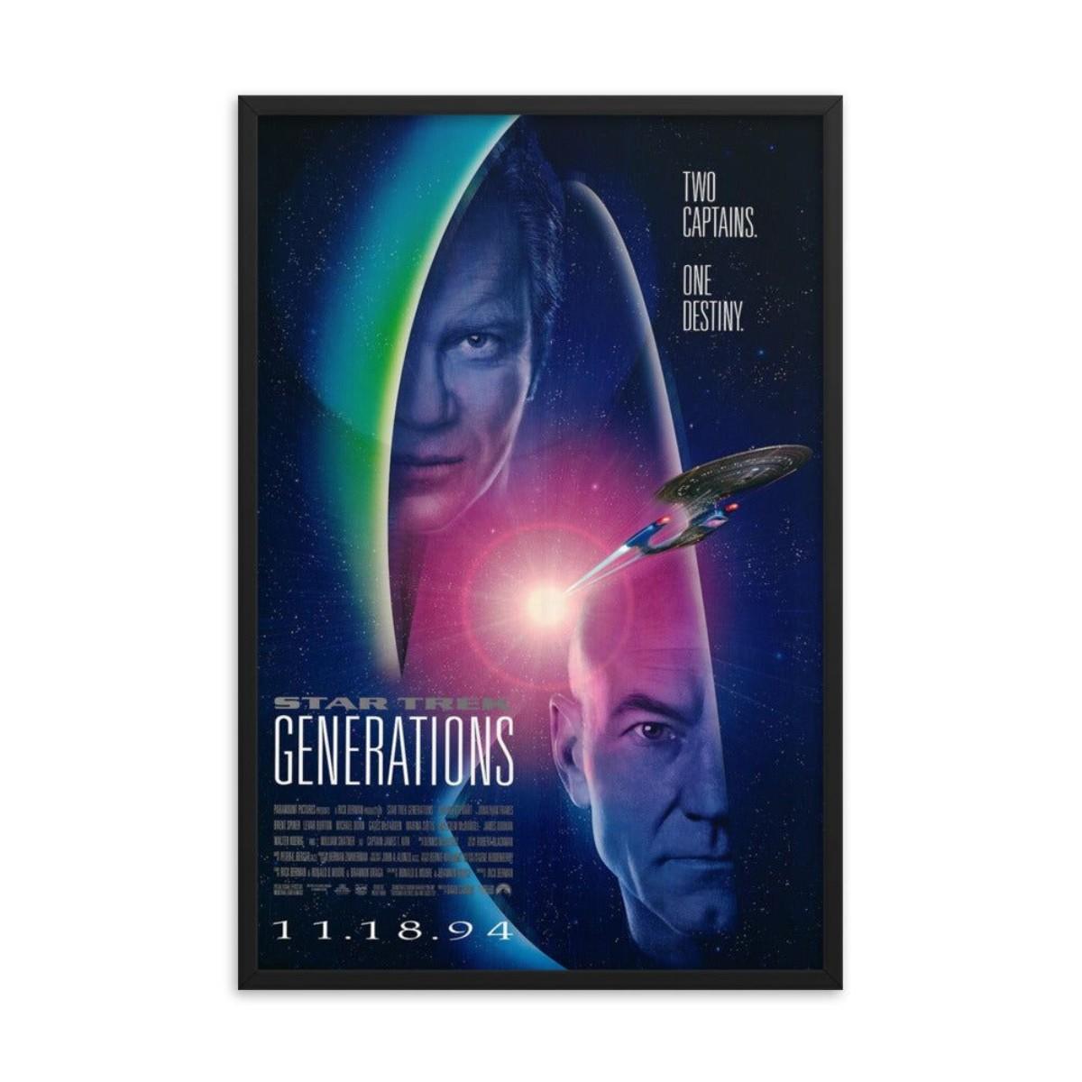 Star Trek Generations 1994 REPRINT poster | EstateSales.org
