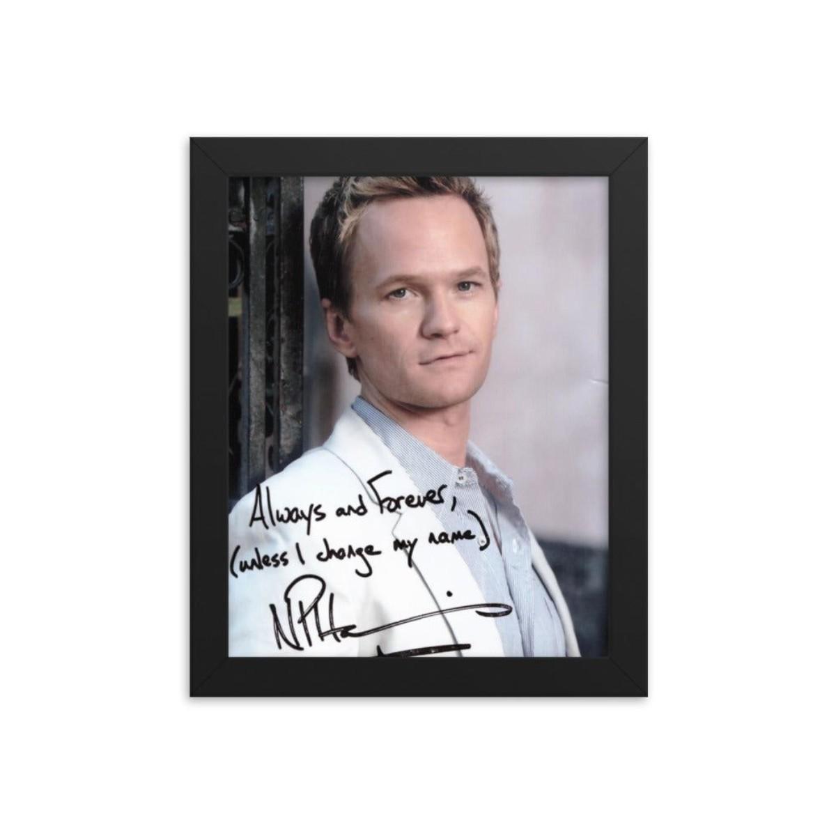 Neil Patrick Harris signed photo REPRINT REPRINT | EstateSales.org