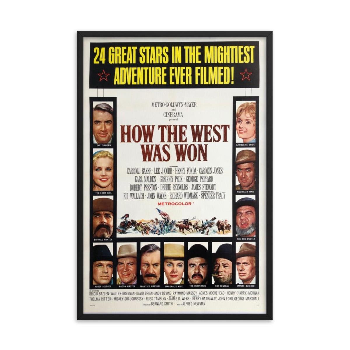 How the West Was Won 1964 REPRINT poster | EstateSales.org