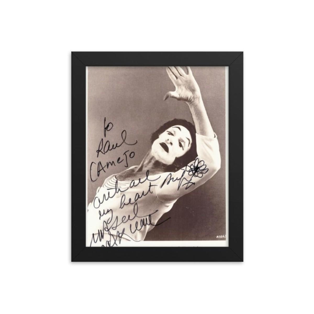 Marcel Marceau signed photo REPRINT | EstateSales.org