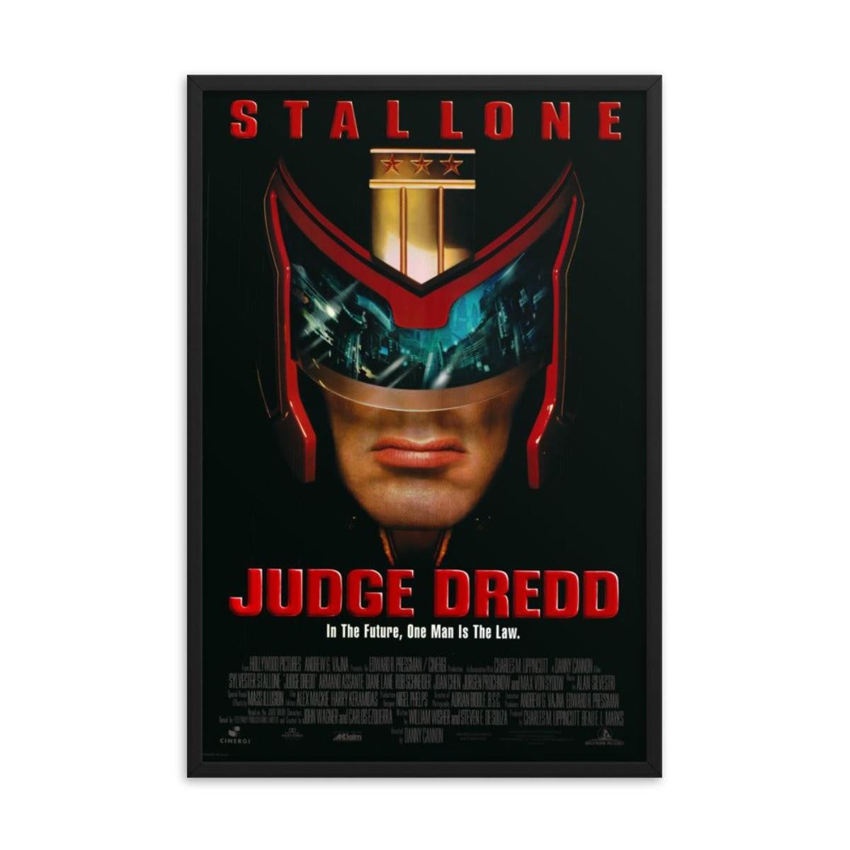 Judge Dredd 1995 REPRINT poster REPRINT | EstateSales.org