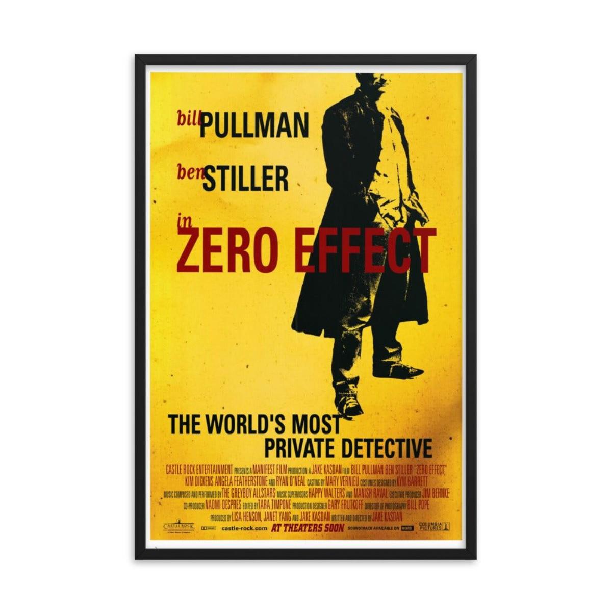 Zero Effect 1998 REPRINT poster REPRINT | EstateSales.org