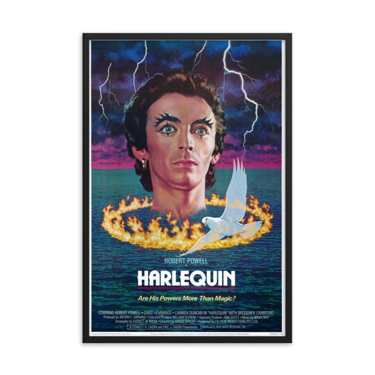Harlequin 1982 REPRINT movie poster REPRINT | EstateSales.org