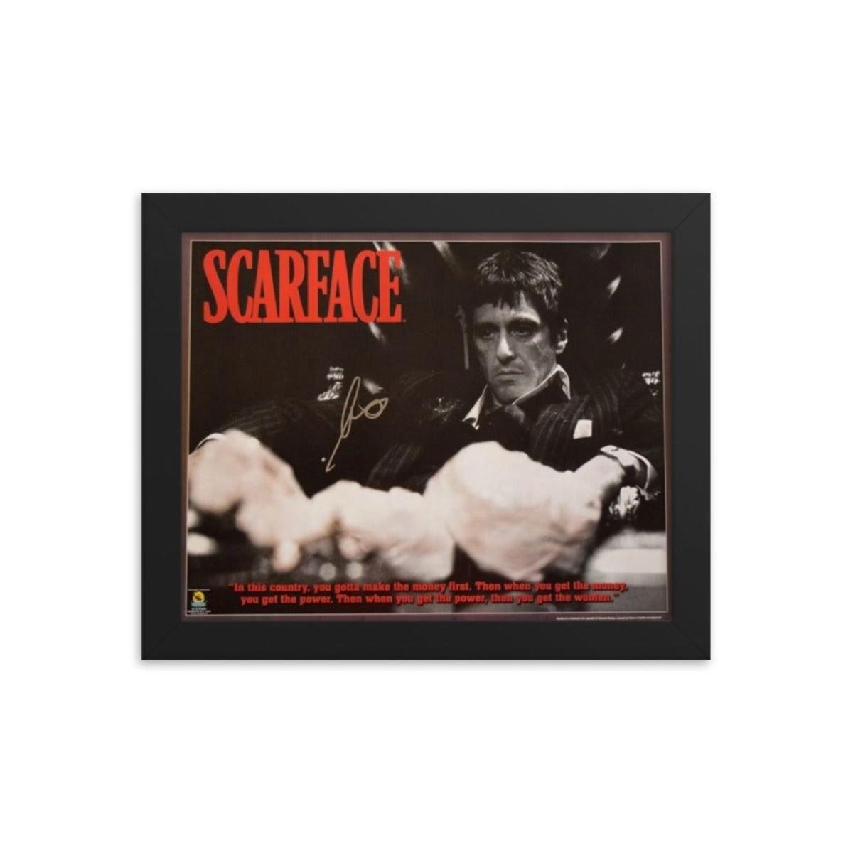 Al Pacino signed "Scarface" poster REPRINT | EstateSales.org
