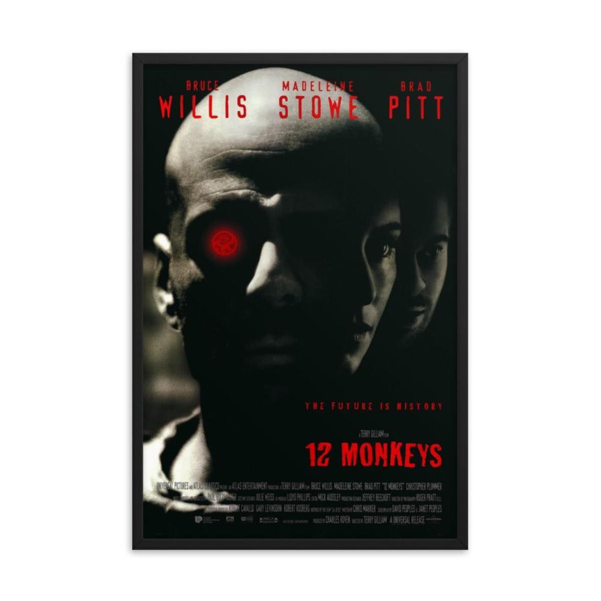 12 Monkeys 1995 REPRINT movie poster REPRINT | EstateSales.org