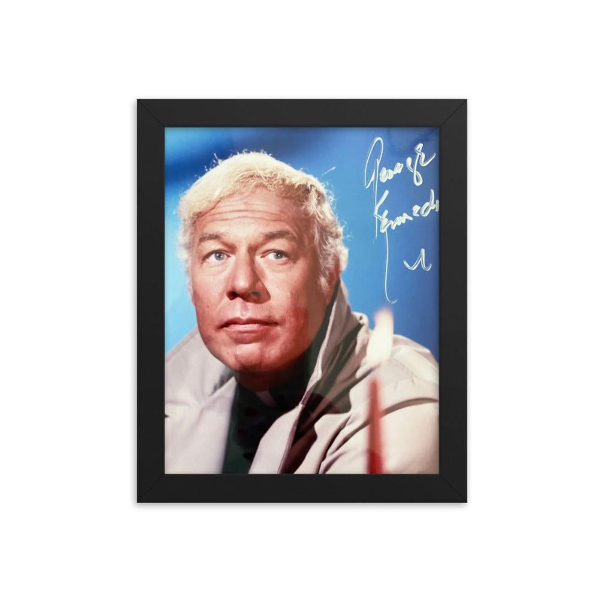 George Kennedy signed photo framed reprint. | EstateSales.org