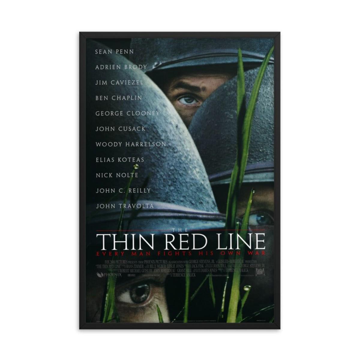 The Thin Red Line 1998 REPRINT poster REPRINT | EstateSales.org