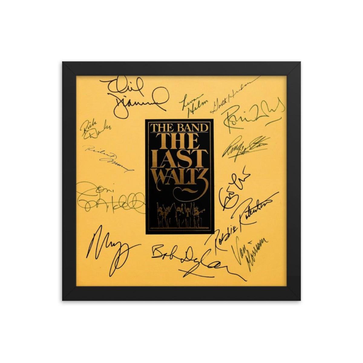 The Band signed The Last Waltz' Sky album REPRINT | EstateSales.org