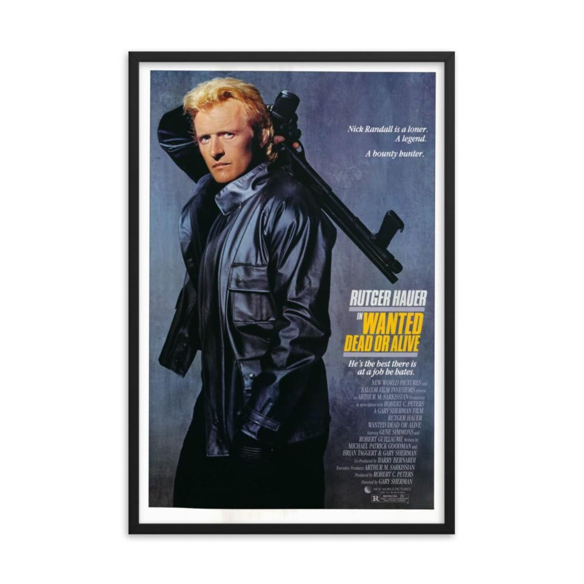 Wanted: Dead or Alive 1987 REPRINT poster REPRINT | EstateSales.org
