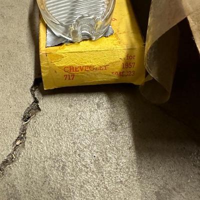 '57 CHEVY BEL-AIR HUBCAPS (3), PAN UNIT AND MORE | EstateSales.org