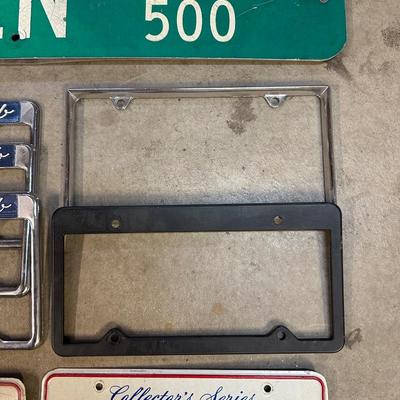 STREET SIGN, LICENSE PLATES AND FRAMES | EstateSales.org