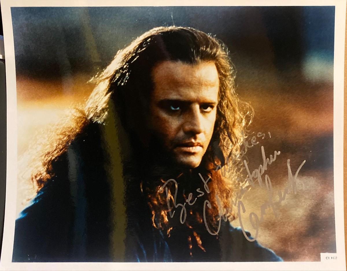 Highlander Christopher Lambert signed movie photo | EstateSales.org