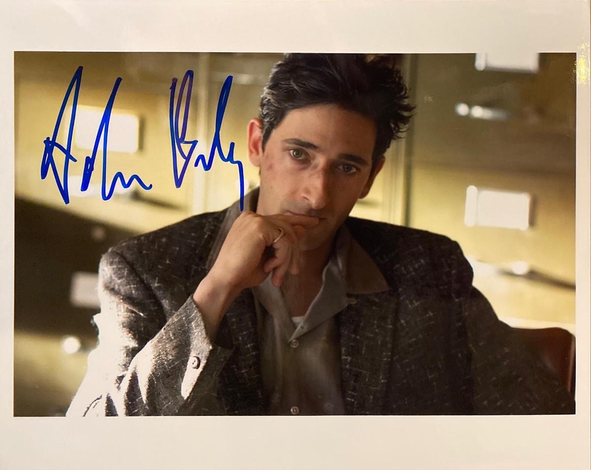 Adrien Brody Signed Photo | EstateSales.org