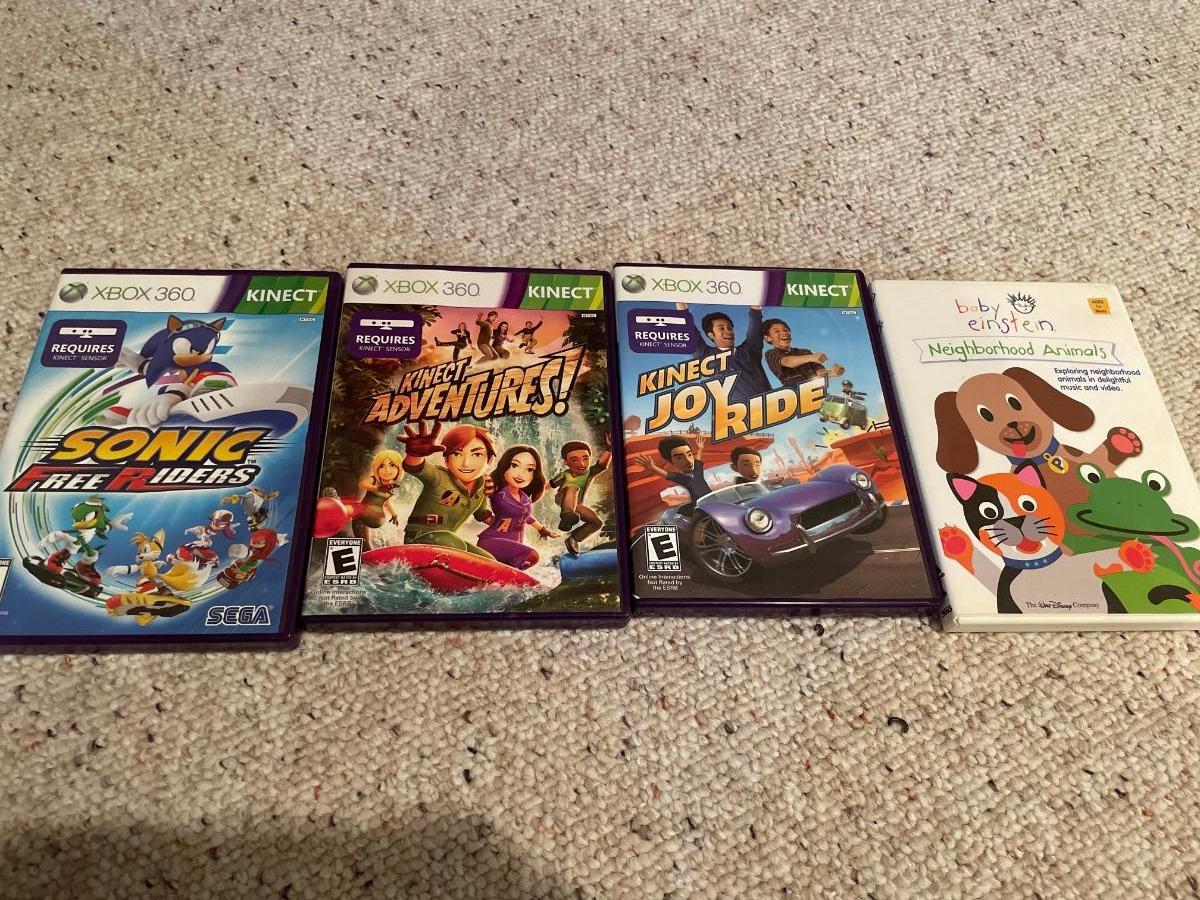 Xbox 360 Kinect games and movie | EstateSales.org