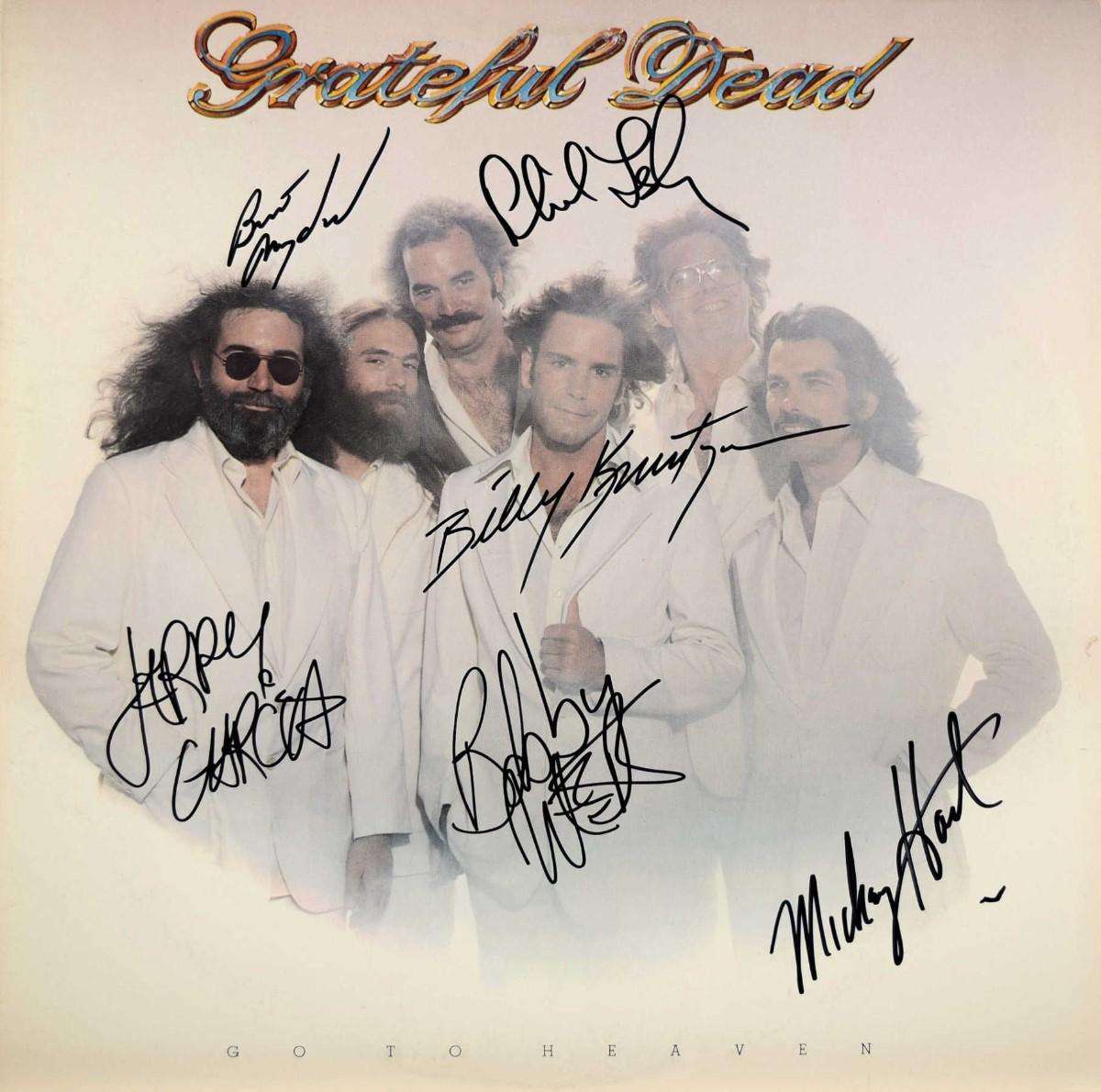 The Grateful Dead Go To Heaven signed album | EstateSales.org