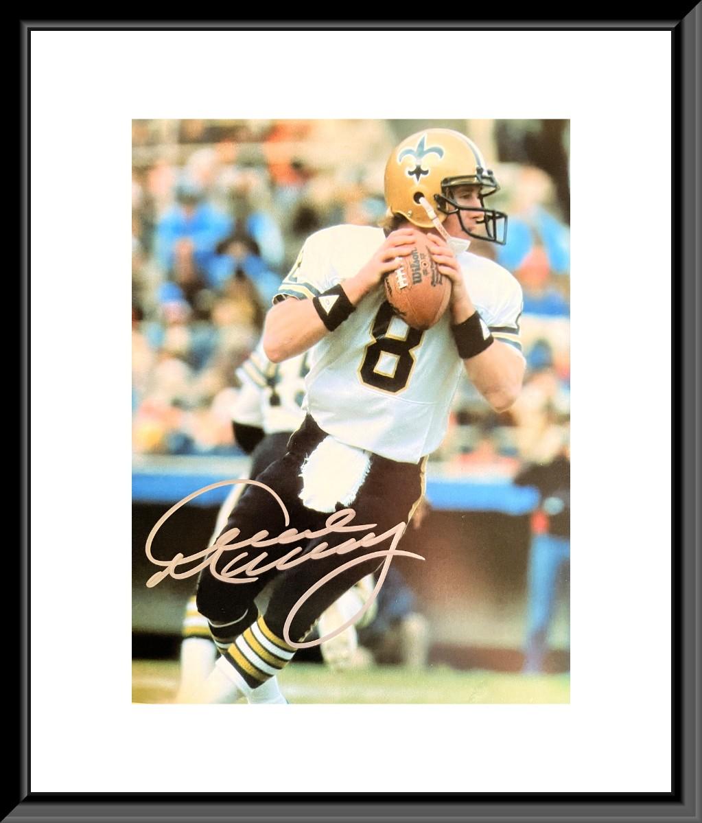 New Orleans Saints Quarterback Archie Manning signed photo ...