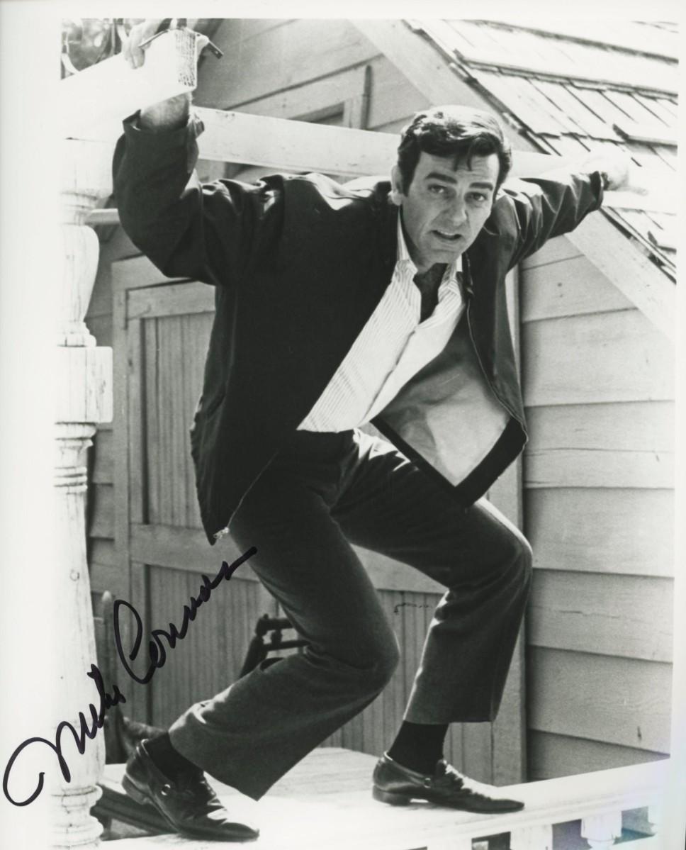 Mike Connors signed photo. GFA Authenticated | EstateSales.org
