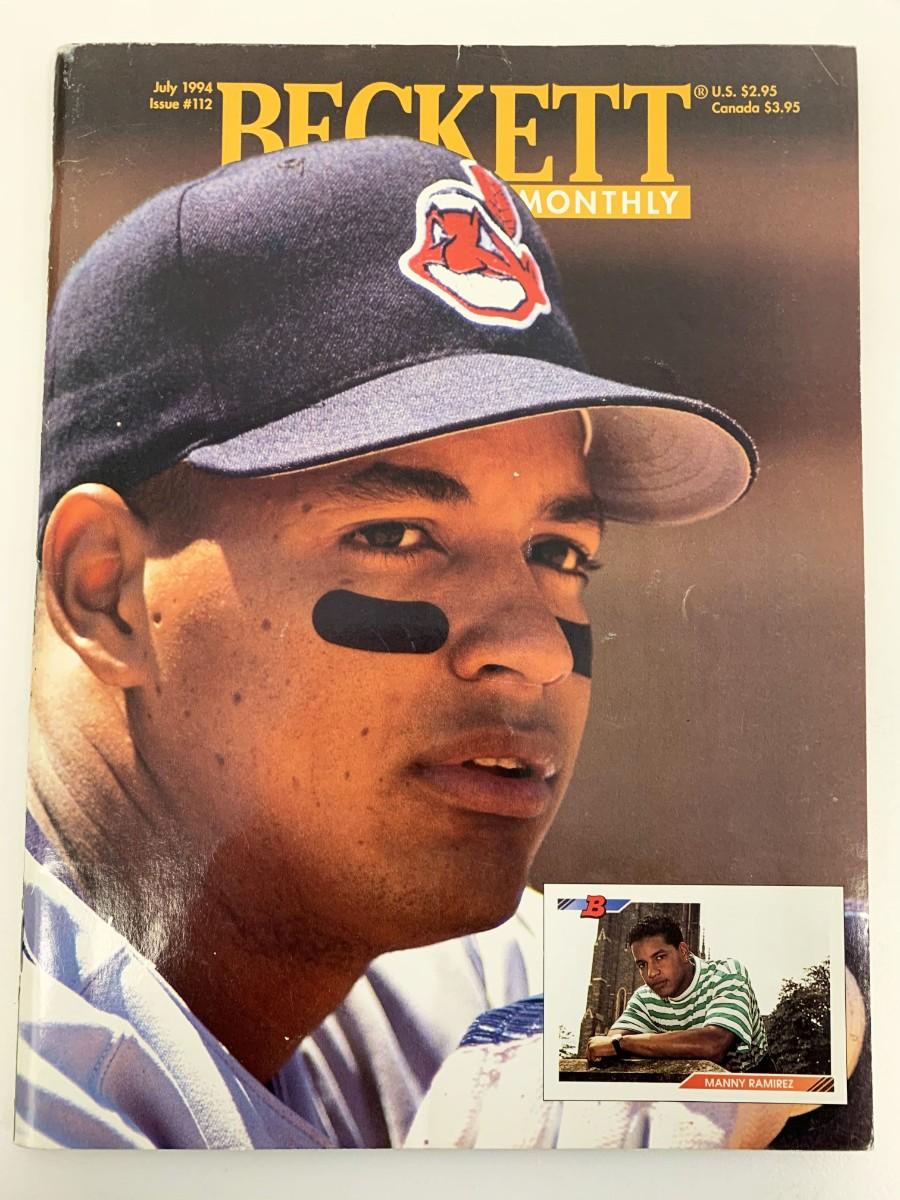 Beckett Baseball Monthly Magazine - Manny Ramirez -July 1994 Issue #112 ...