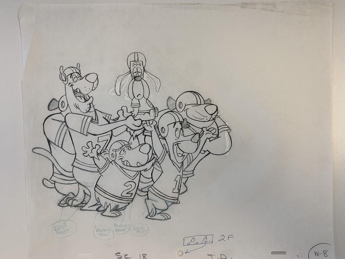 Laff A Lympics Original Hand Drawn Cartoon Artwork