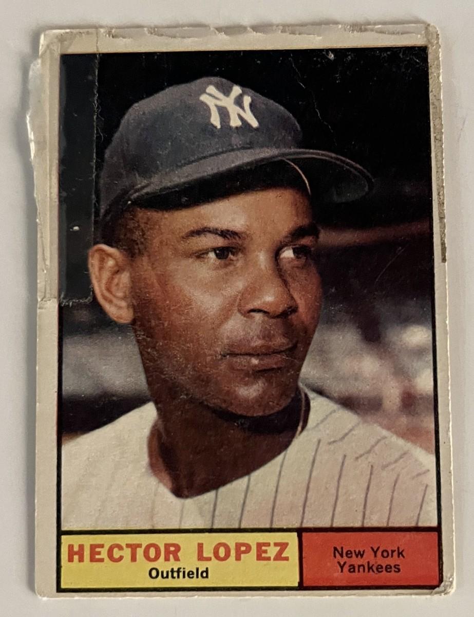 Hector Lopez 1957 Topps baseball card No. 28 | EstateSales.org