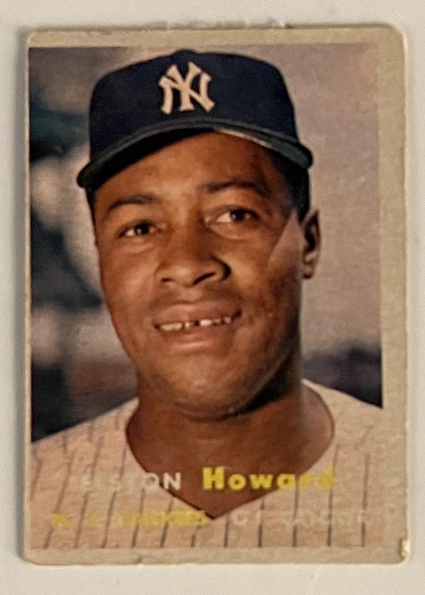 Elston Howard 1957 Topps baseball card No. 82 | EstateSales.org