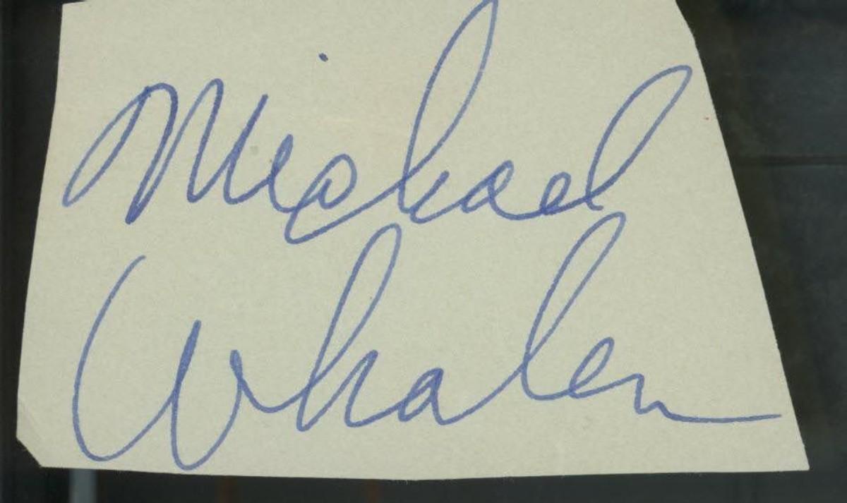Michael Whalen original signature | EstateSales.org