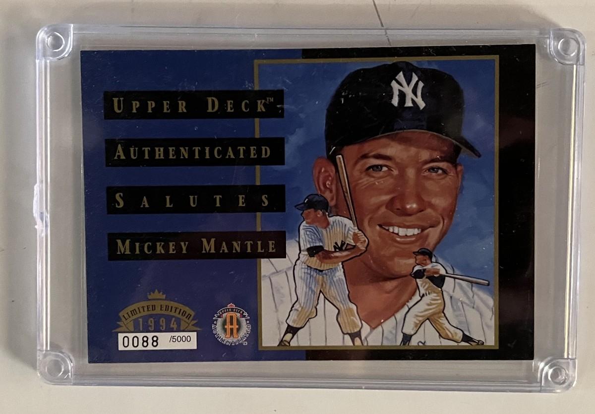 Mickey Mantle 1994 Upper Deck baseball card 88/5000 | EstateSales.org