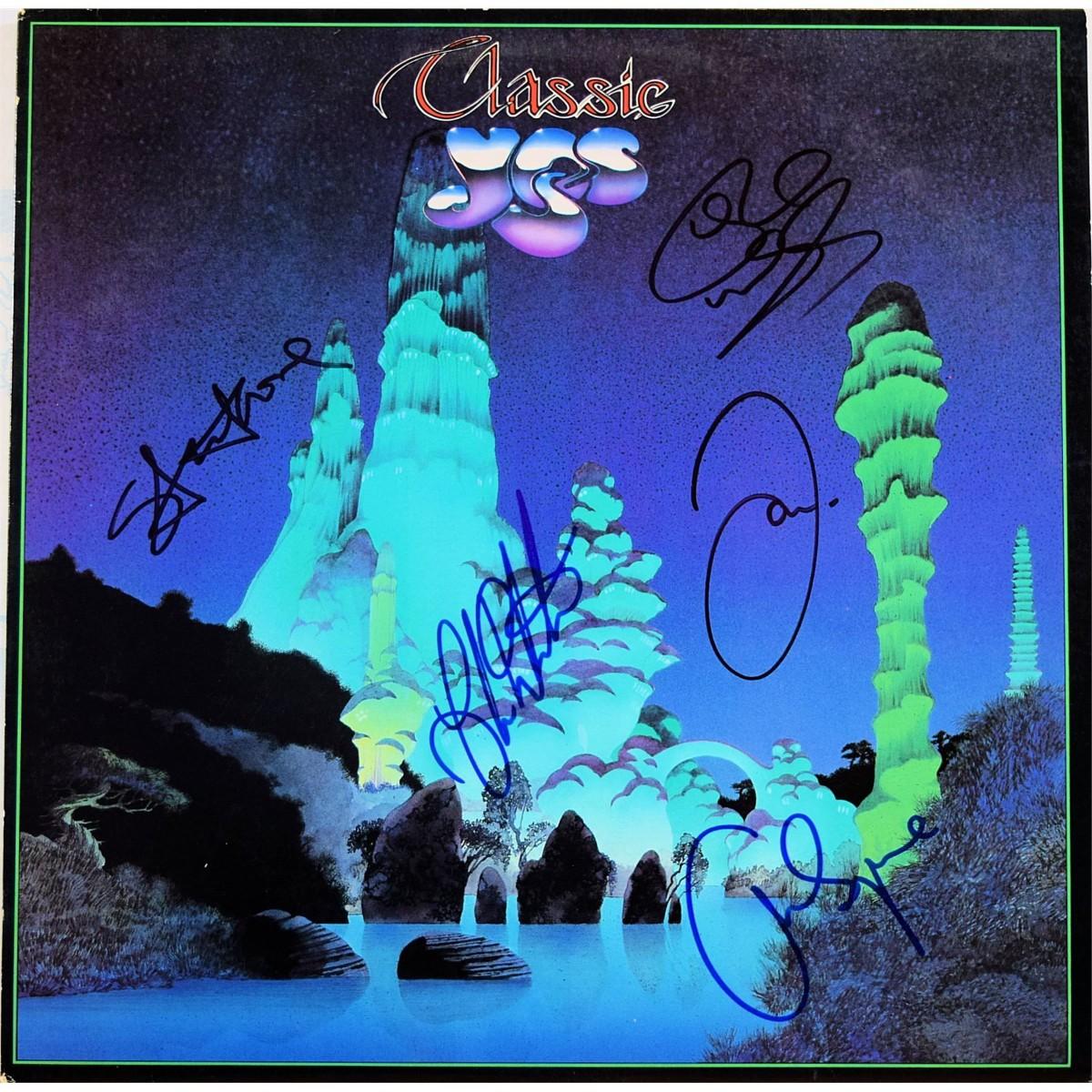 Yes signed Classic Yes album | EstateSales.org