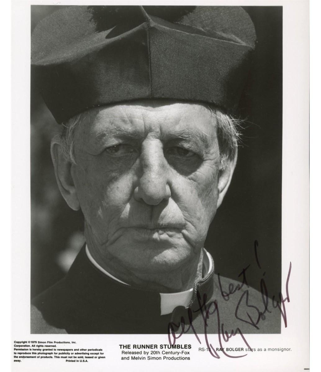 Ray Bolger signed The Runner Stumbles photo | EstateSales.org