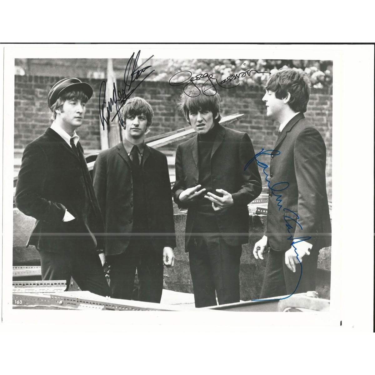 The Beatles rare vintage signed photo | EstateSales.org