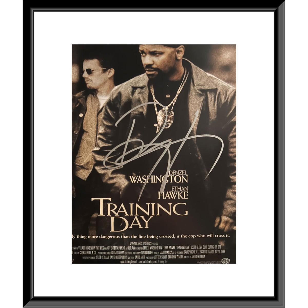 Training Day Denzel Washington signed photo | EstateSales.org