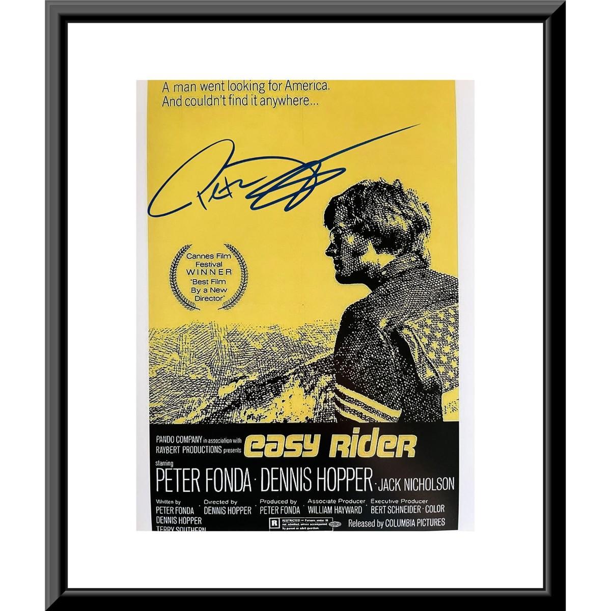 Easy Rider Peter Fonda signed movie photo | EstateSales.org