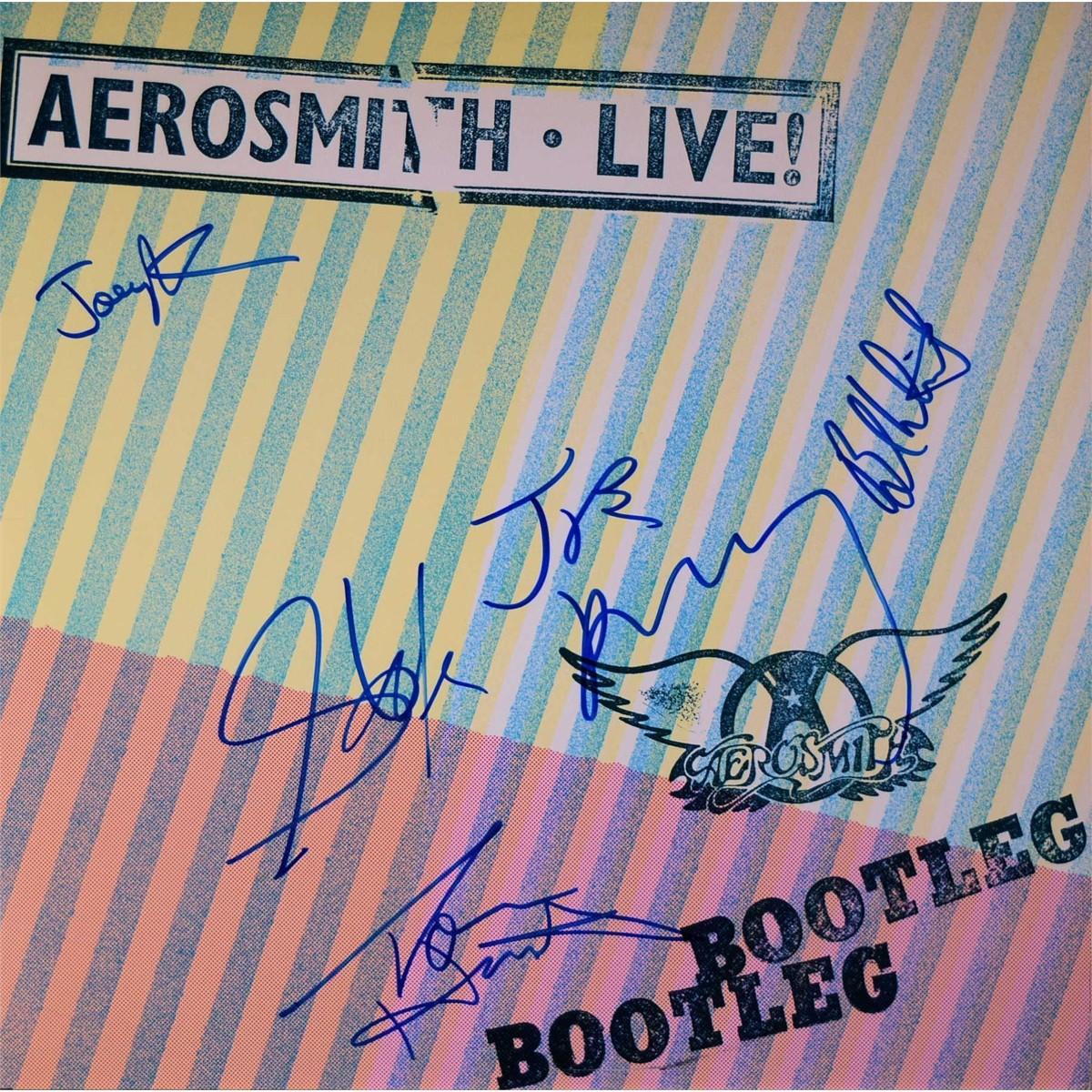 Aerosmith Debut signed album | EstateSales.org