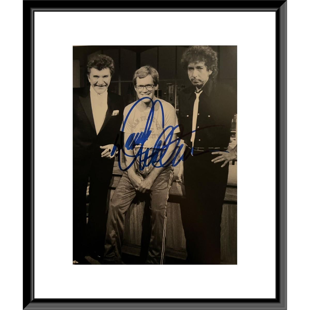 David Letterman signed photo | EstateSales.org